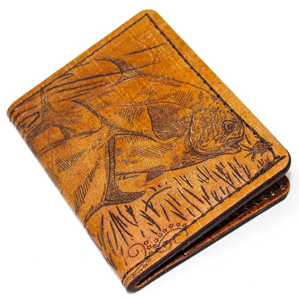 Handcrafted Leather Original Mens Wallet - Pair of Permits